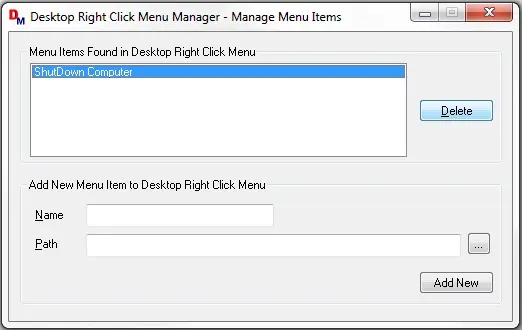 How To Remove Shut Down Computer Menu From Desktop Right Click